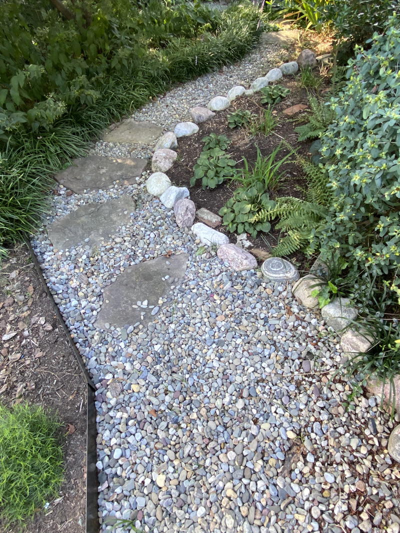 PHOTO #7 – Gravel path on slope